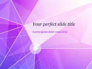 Abstract Purple Triangles - Free Presentation Template for Google ...