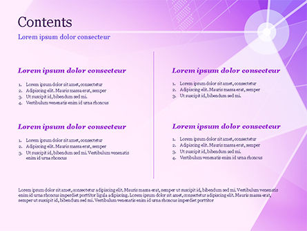 Abstract Purple Triangles PowerPoint Template, Backgrounds | 14999 ...