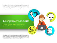 Call Center Agent - Free Presentation Template for Google Slides and PowerPoint | #15061