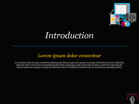 Publishing and Printing Design PowerPoint Template, Backgrounds | 15181 ...