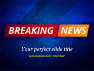 Breaking News Background PowerPoint Template, Backgrounds | 15291 ...