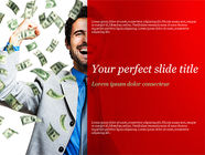 Man Enjoying Money Rain - Free Presentation Template for Google Slides ...