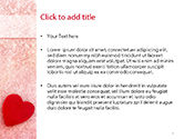 Heart on Pink Background - Free Presentation Template for Google Slides ...