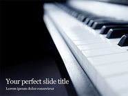 Closeup of Piano Keys - Presentation Template for Google Slides and ...