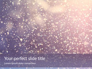Falling Snow Background - Free Presentation Template for Google Slides ...