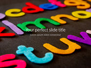 Assorted Color Alphabets - Free Presentation Template for Google Slides ...