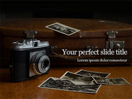 Vintage Photo Camera Beside Photos - Free Presentation Template for ...