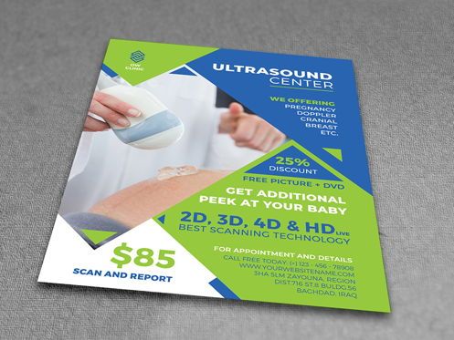 Ultrasound Clinic Flyer Template | Flyer | OWPictures | 70918 ...