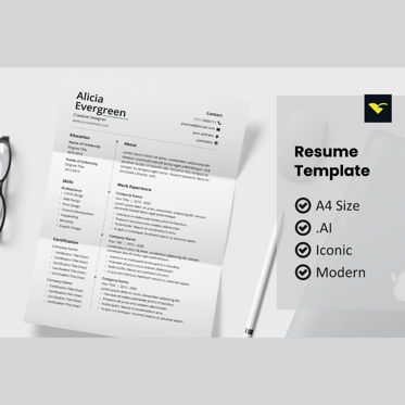 Reanudar Profesional Flyer Templates Diseño - Flyer Plantillas para ...