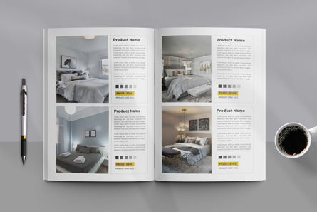 Product Catalog or Furniture Catalog Template Design | Brochure ...