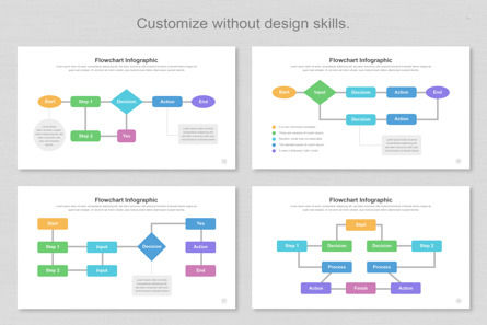 Illustrator EPS Vector Flowchart Infographic Templates | Infografis ...