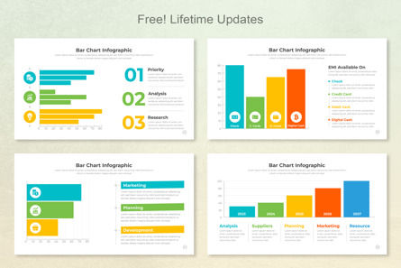 Illustrator Vector Bar Chart Infographic EPS Design | Infographic ...