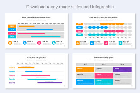 Schedule Infographic EPS Design | Infographic | MightySlide | 111938 ...