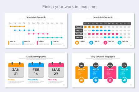 Schedule Infographic EPS Design | Infographic | MightySlide | 111938 ...