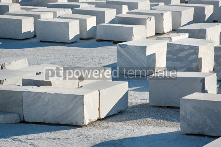 Large Rectangular Blocks of White Carrara Marble Photo 112780