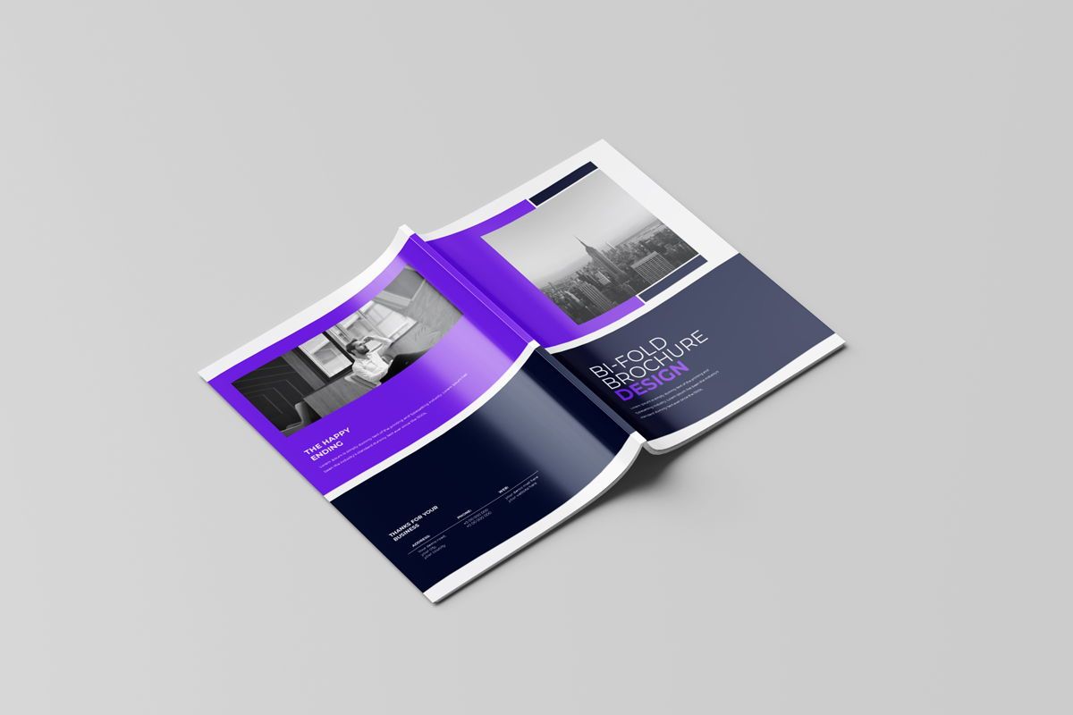 Corporate Bi-Fold Brochure Design Template | Brochure | Tanmoytopu ...
