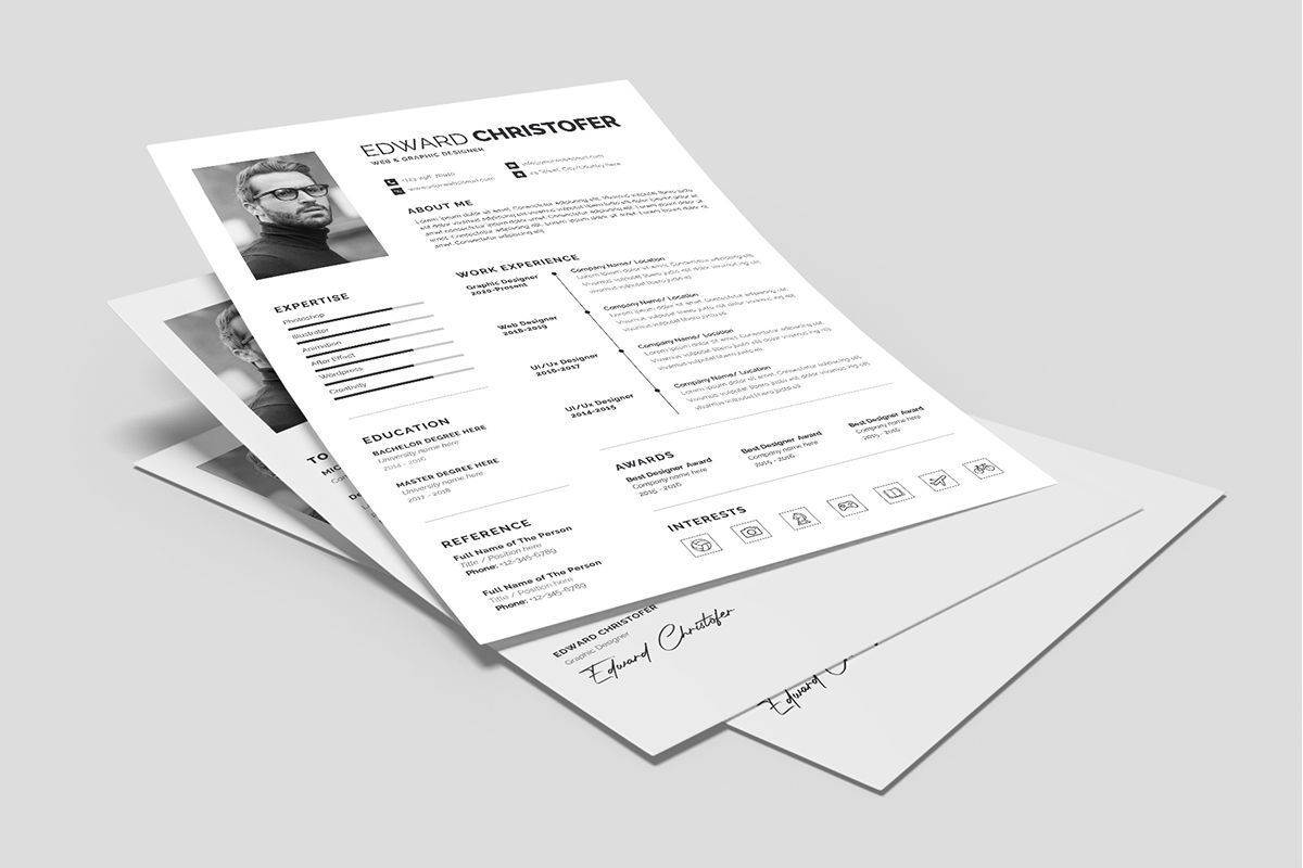 Resume Template Template | Resume Template | Abdul Studio | 114486 ...