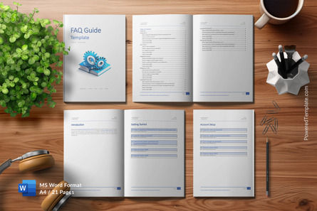 FAQ Guide Free MS Word Template Design and Layout, Download Now ...