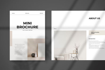 Mini Brochure Template | Brochure | CreativePresentationStudio | 115240 ...