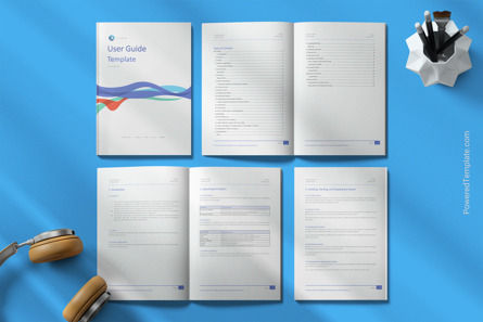 User Guide Template in MS Word and Adobe Acrobat Formats Design and ...
