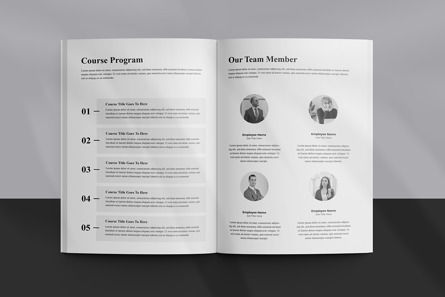 Course Workbook Template | Brochure | afsar15 | 115499 ...