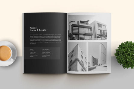Architecture Portfolio Layout and Interior Brochure Template | Brochure ...