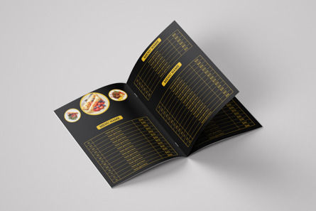 Restaurant Food Service Menu Brochure Design Template | Brochure ...