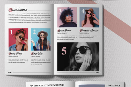 Fashion Magazine Layout Design 2024 | Brochure | MightyDesign | 117053 ...