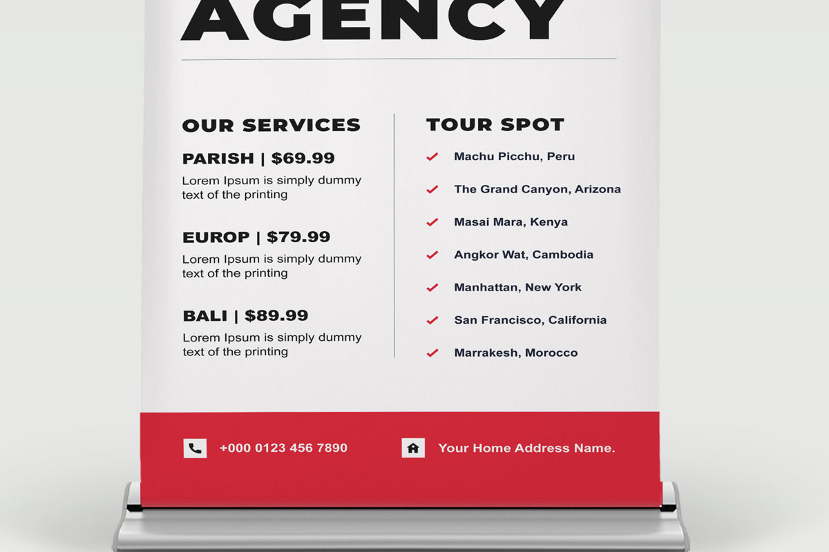 Roll Up Banner Design | Papeterie | MightyDesign | 117106 ...