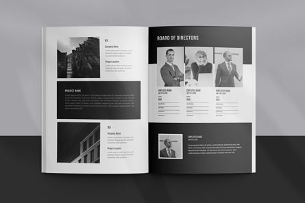 Architecture Portfolio or Construction Portfolio Template | Brochure ...