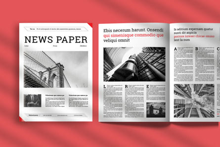 News Paper Brochure Template | Brochure | CreativePresentationStudio ...