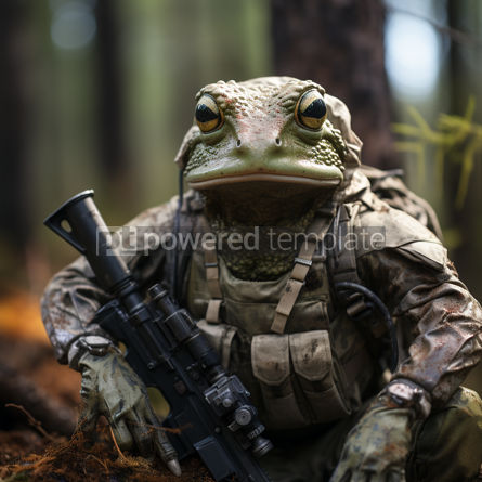 Finnish Army Frog in Full Combat Gear in Summer Forest | Gratis, Imagen ...