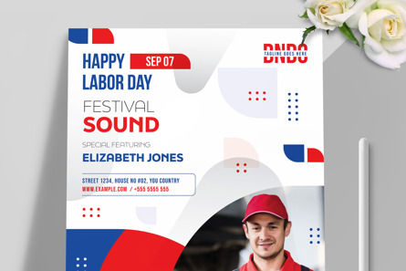 Happy Labor Day Flyer Layout | Flyer | MightyDesign | 118012 ...