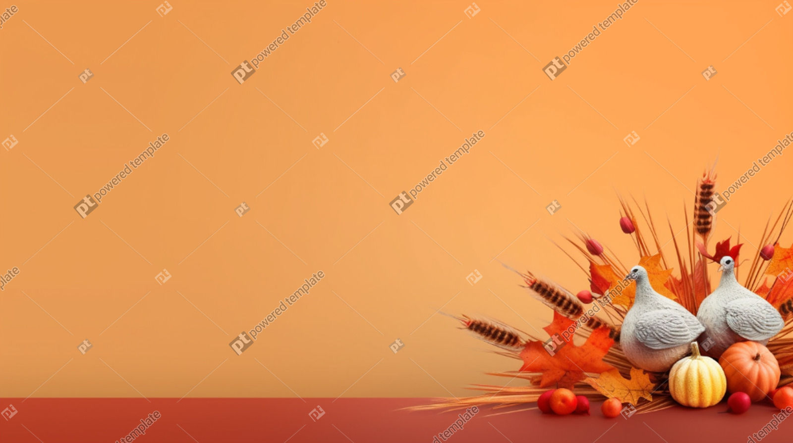 Minimalistic Thanksgiving Day Background | Free, AI Image ...
