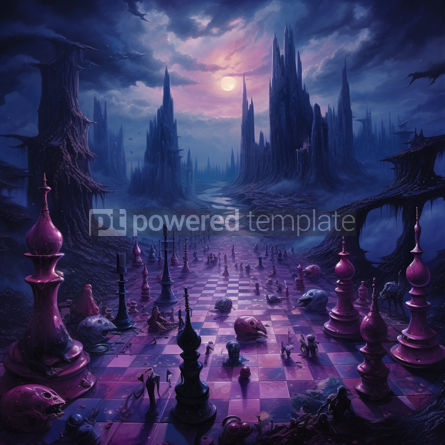 Apocalyptic Chess A Nightcore-inspired Painting | AI Image ...