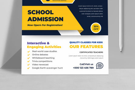 School Admission Flyer Design 2025 | Flyer | MightyDesign | 121468 ...