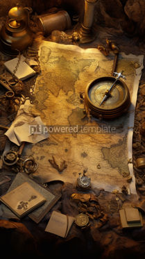 Captivating Depiction of Mysterious Treasure Maps | Gratis, Imagen de ...