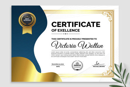 Certificate Design Template 2024 | Stationery | MightyDesign | 122175 ...