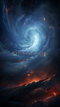 Intense Galactic Maelstrom Nebula Clouds Swirling Around a Center of ...