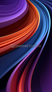 Minimalist Gradient Mobile Wallpaper | AI Image | PoweredTemplate ...