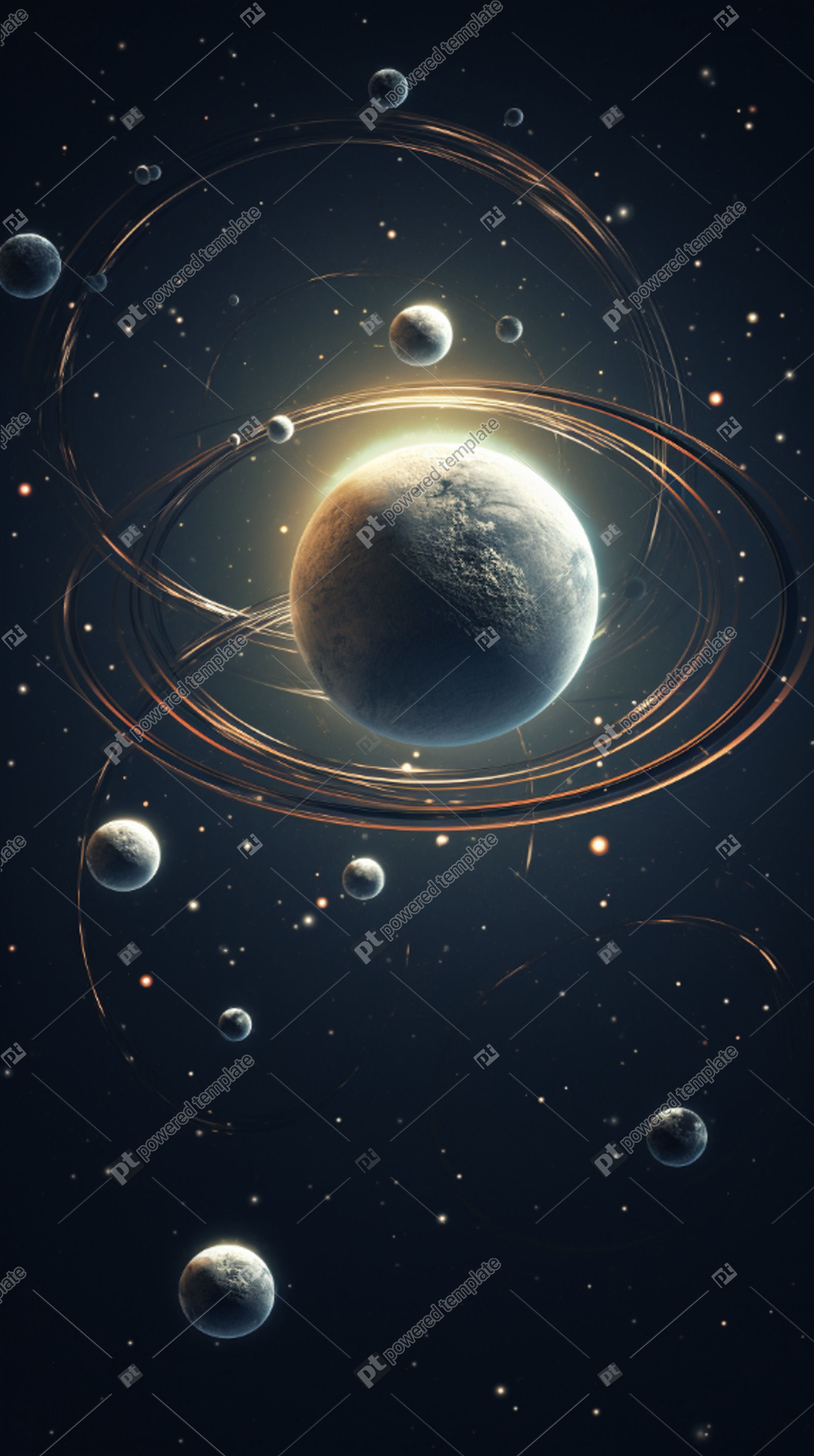 Realistic Photo of Orbital Motion A Visual Explanation of the Concept ...