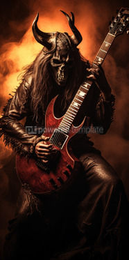 Fiery Demon Guitarist Ignites the Stage with Electrifying Performance ...