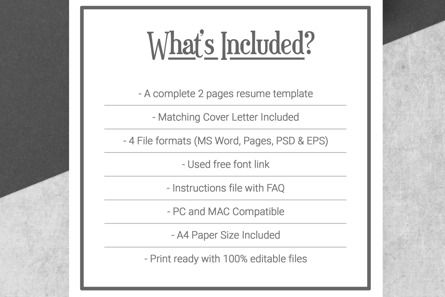 Minimalist Word Resume CV Template | Resume Template | ResumeInventor ...