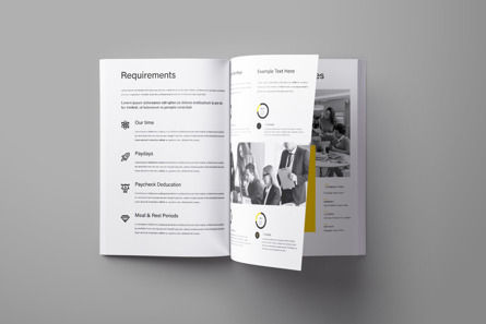 Employee Hand Book Design Template | Brochure | pantonstudio | 136042 ...