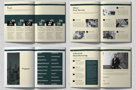 Company Profile | Brochure | MightyDesign | 137262 | PoweredTemplate.com