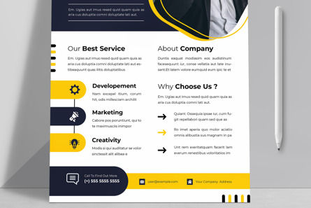 Modern Business Flyer Design Template | Flyer | MightyDesign | 137403 ...