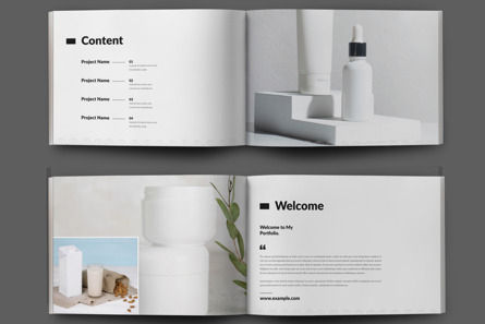White Portfolio Template | Brochure | MightyDesign | 137649 ...