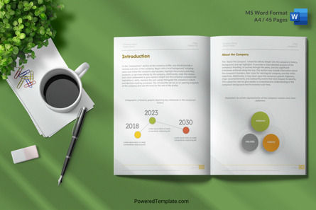 Company Profile Free Word Template Design and Layout, Download Now ...