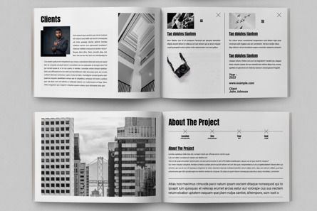 Architecture Portfolio Magazine Design | Brochure | MightyDesign ...