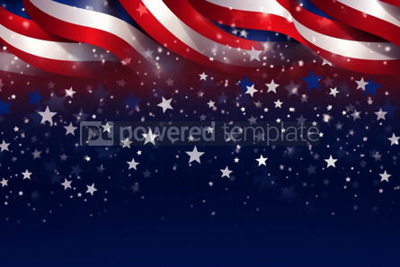 Patriotic Illustration with Stars and Stripes | AI Image ...